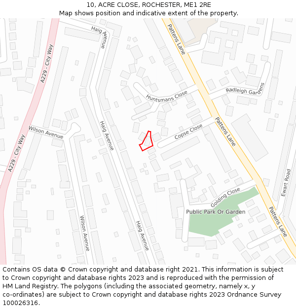 10, ACRE CLOSE, ROCHESTER, ME1 2RE - £111,000