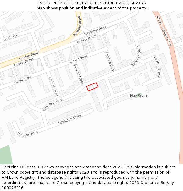 19, POLPERRO CLOSE, RYHOPE, SUNDERLAND, SR2 0YN - £185,000