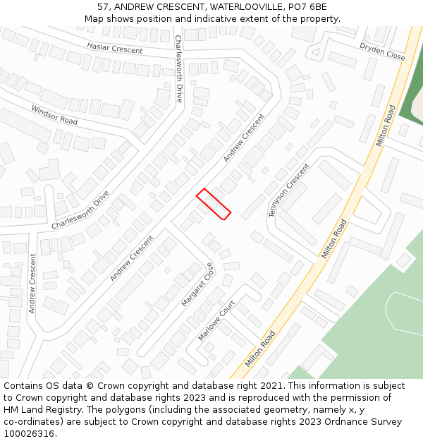 57, ANDREW CRESCENT, WATERLOOVILLE, PO7 6BE - £290,000