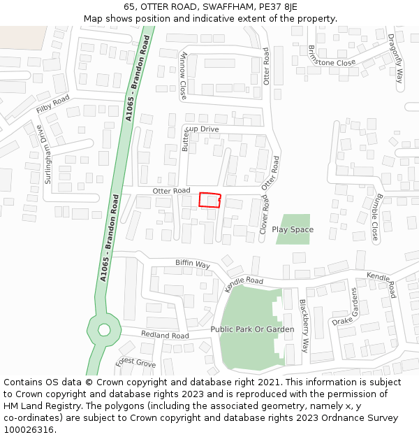 65, OTTER ROAD, SWAFFHAM, PE37 8JE - £385,000