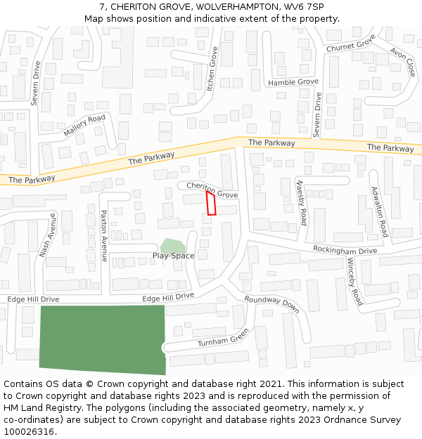 7, CHERITON GROVE, WOLVERHAMPTON, WV6 7SP - £194,000