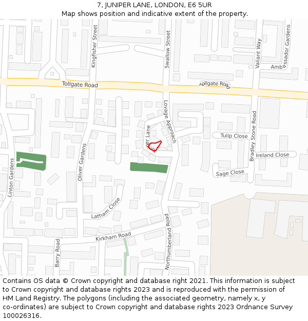 7, JUNIPER LANE, LONDON, E6 5UR - £217,000