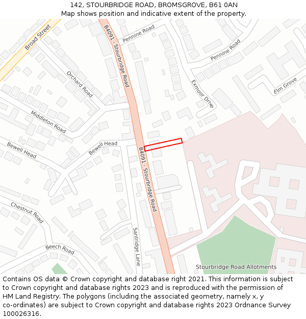 142, STOURBRIDGE ROAD, BROMSGROVE, B61 0AN - £328,000