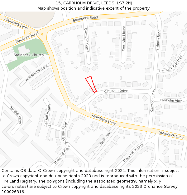 15, CARRHOLM DRIVE, LEEDS, LS7 2NJ - £245,000