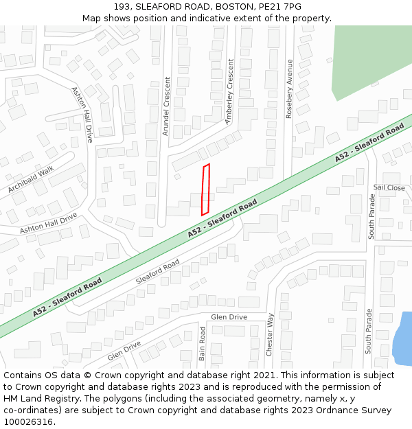 193, SLEAFORD ROAD, BOSTON, PE21 7PG - £140,500