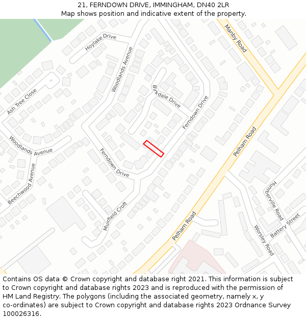 21, FERNDOWN DRIVE, IMMINGHAM, DN40 2LR - £132,500