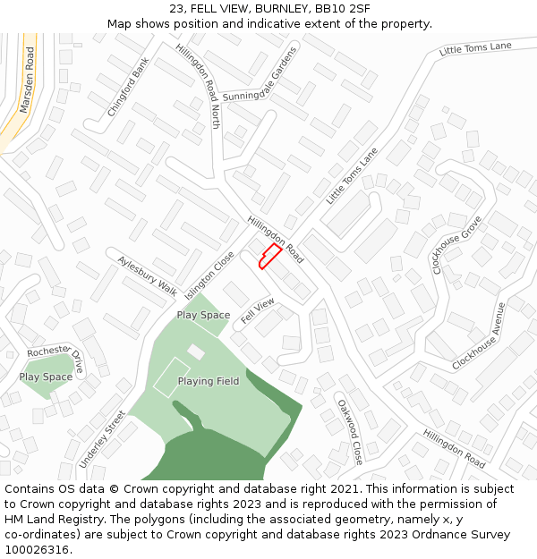 23, FELL VIEW, BURNLEY, BB10 2SF - £113,500