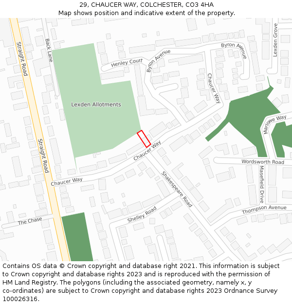 29, CHAUCER WAY, COLCHESTER, CO3 4HA - £320,000