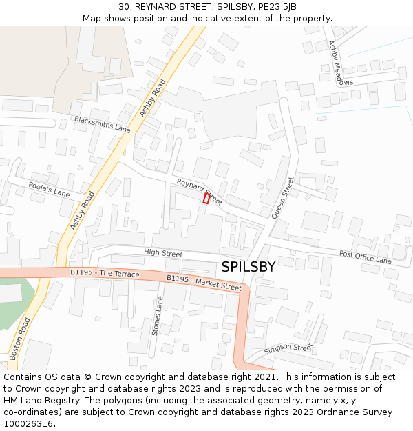30, REYNARD STREET, SPILSBY, PE23 5JB - £102,000