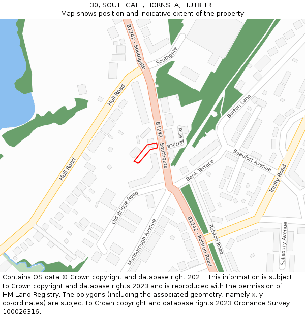 30, SOUTHGATE, HORNSEA, HU18 1RH - £150,000
