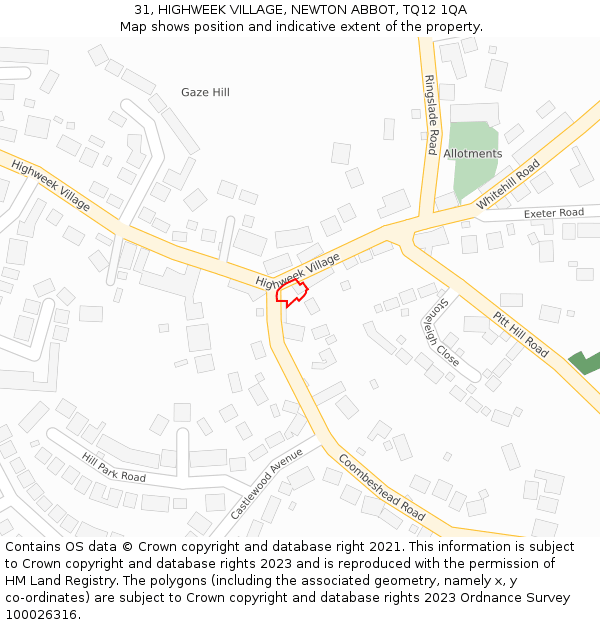 31, HIGHWEEK VILLAGE, NEWTON ABBOT, TQ12 1QA - £283,000