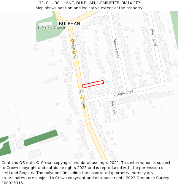33, CHURCH LANE, BULPHAN, UPMINSTER, RM14 3TP - £365,000