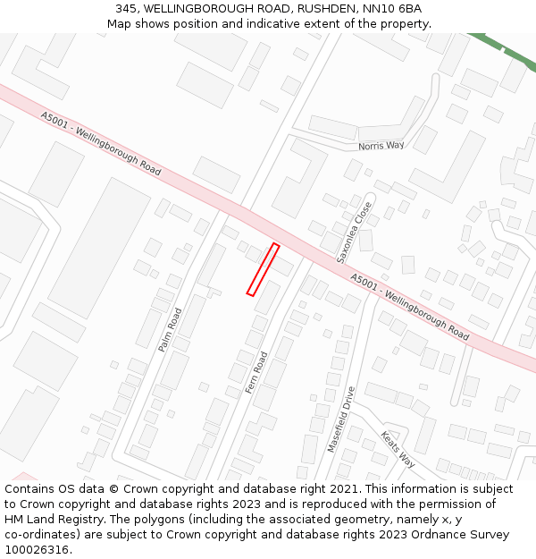 345, WELLINGBOROUGH ROAD, RUSHDEN, NN10 6BA - £240,000