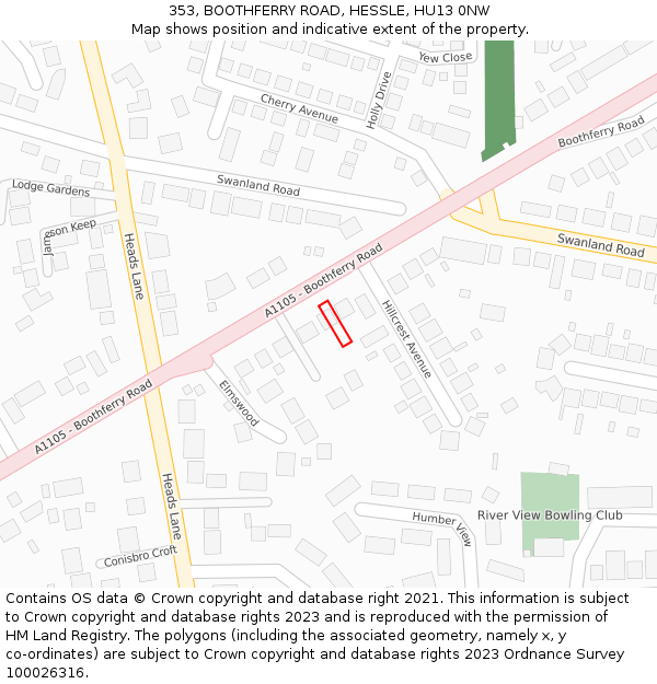 353, BOOTHFERRY ROAD, HESSLE, HU13 0NW - £160,000