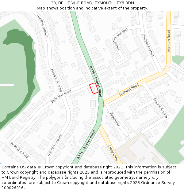 38, BELLE VUE ROAD, EXMOUTH, EX8 3DN - £480,000