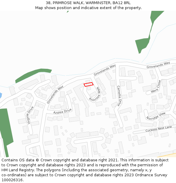 38, PRIMROSE WALK, WARMINSTER, BA12 8RL - £163,500