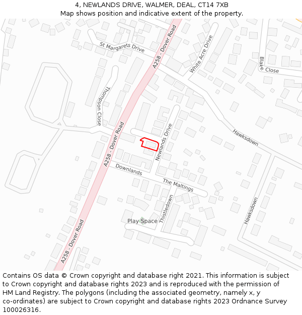 4, NEWLANDS DRIVE, WALMER, DEAL, CT14 7XB - £407,500