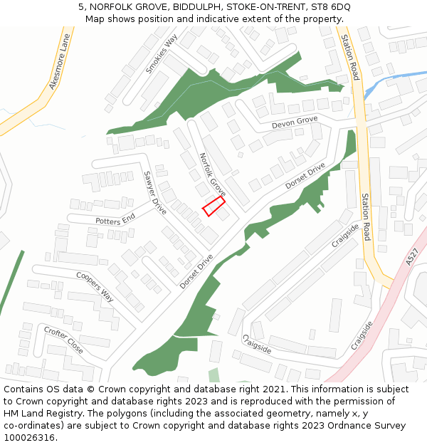 5, NORFOLK GROVE, BIDDULPH, STOKE-ON-TRENT, ST8 6DQ - £149,950