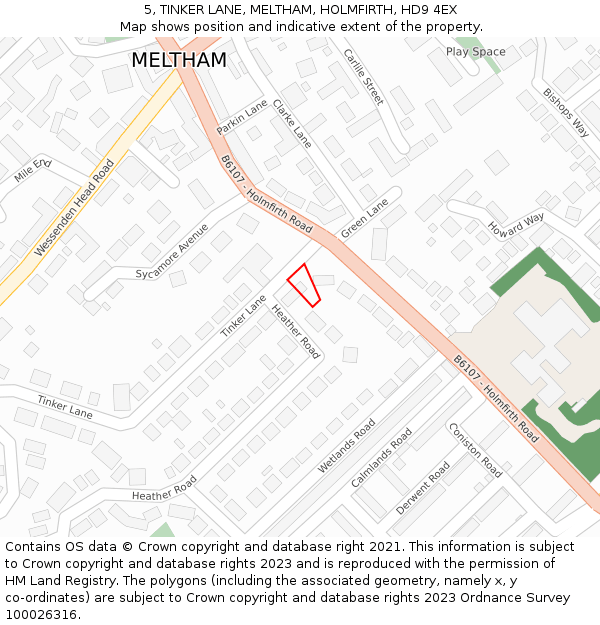 5, TINKER LANE, MELTHAM, HOLMFIRTH, HD9 4EX - £220,000
