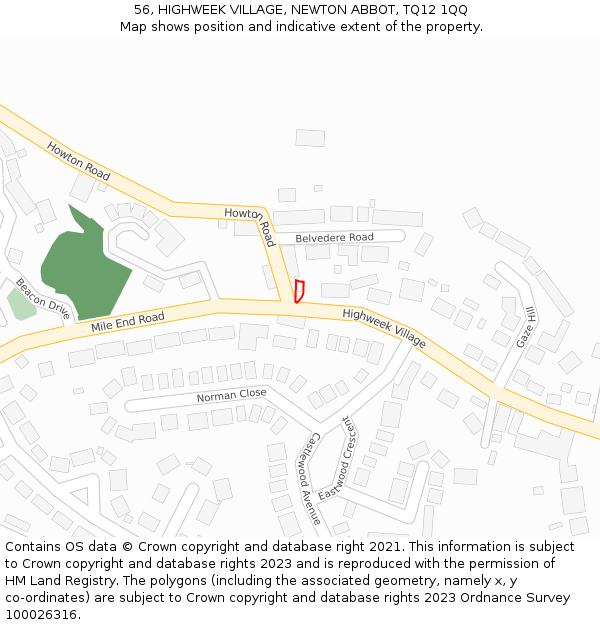 56, HIGHWEEK VILLAGE, NEWTON ABBOT, TQ12 1QQ - £155,000