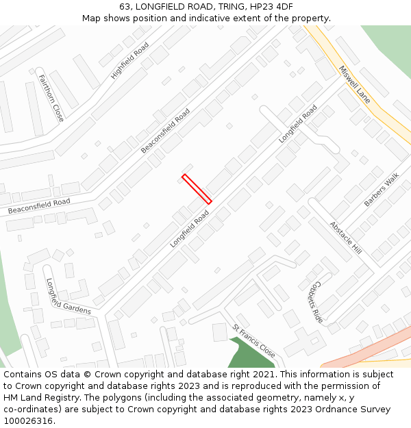 63, LONGFIELD ROAD, TRING, HP23 4DF - £529,000