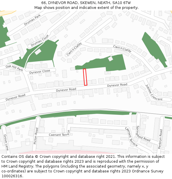 66, DYNEVOR ROAD, SKEWEN, NEATH, SA10 6TW - £185,000