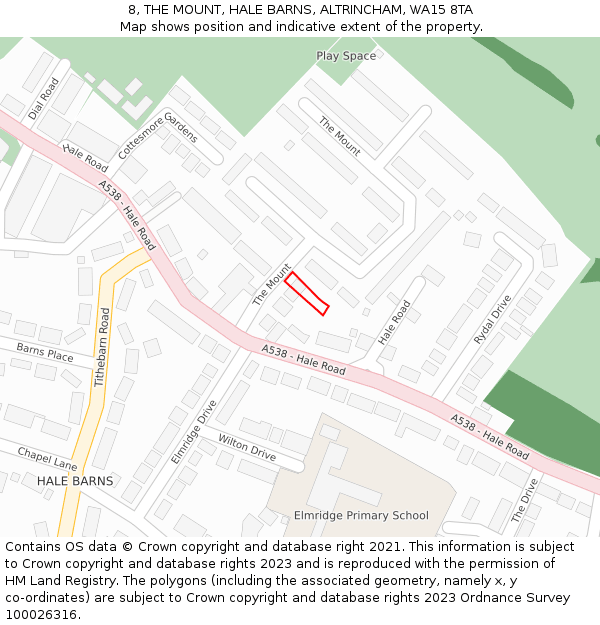 8, THE MOUNT, HALE BARNS, ALTRINCHAM, WA15 8TA - £345,000