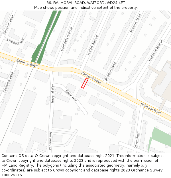 86, BALMORAL ROAD, WATFORD, WD24 4ET - £250,000