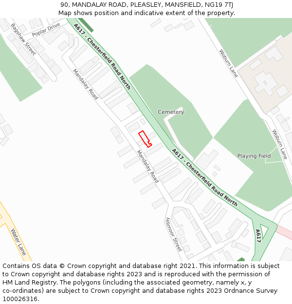90, MANDALAY ROAD, PLEASLEY, MANSFIELD, NG19 7TJ - £150,000