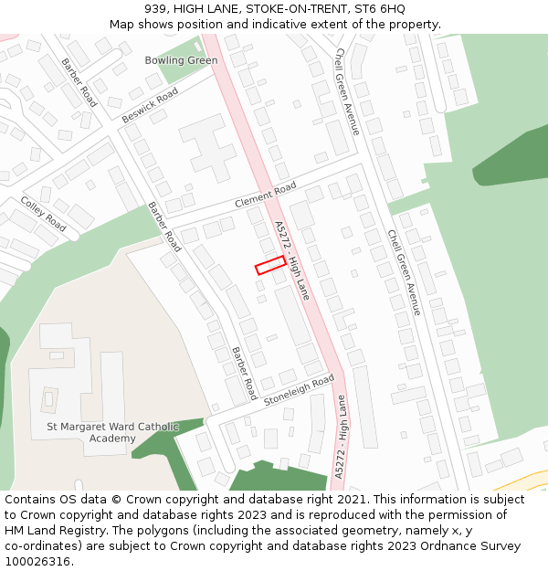 939, HIGH LANE, STOKE-ON-TRENT, ST6 6HQ - £157,000