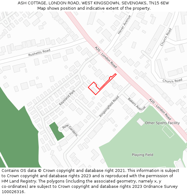 ASH COTTAGE, LONDON ROAD, WEST KINGSDOWN, SEVENOAKS, TN15 6EW - £480,000