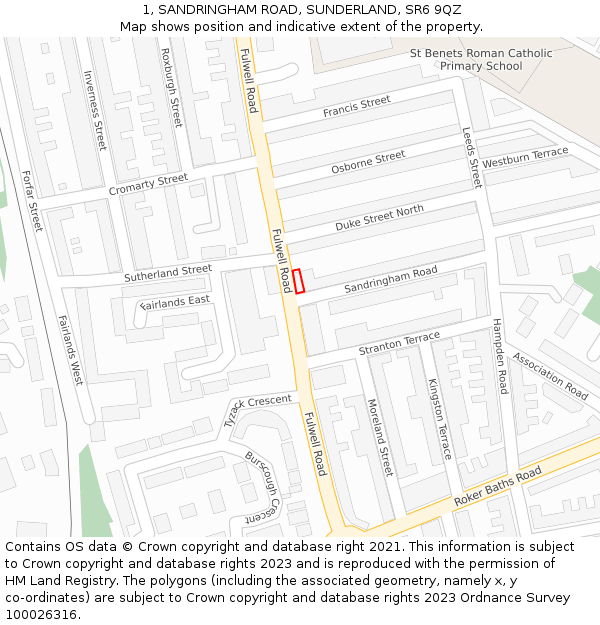 1, SANDRINGHAM ROAD, SUNDERLAND, SR6 9QZ - £120,000