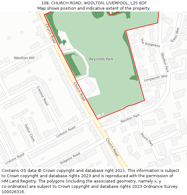 108, CHURCH ROAD, WOOLTON, LIVERPOOL, L25 6DF - £95,000