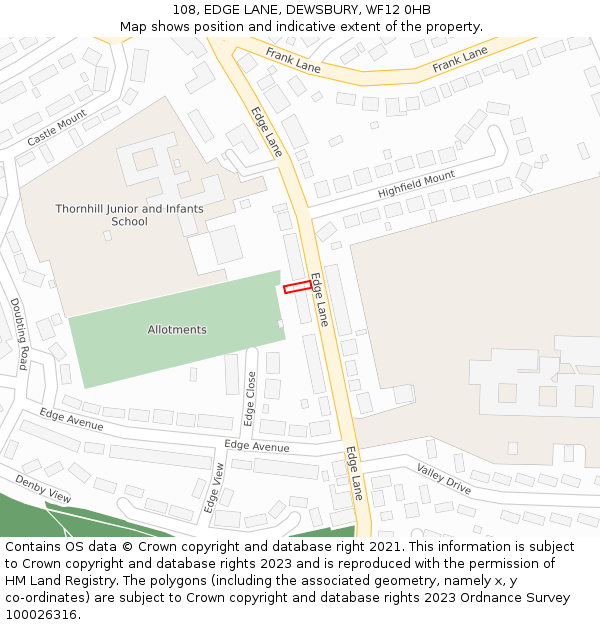 108, EDGE LANE, DEWSBURY, WF12 0HB - £115,000