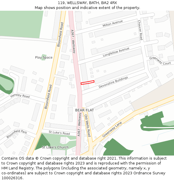 119, WELLSWAY, BATH, BA2 4RX - £520,000