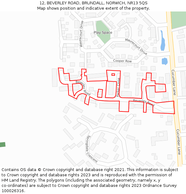 12, BEVERLEY ROAD, BRUNDALL, NORWICH, NR13 5QS - £143,000