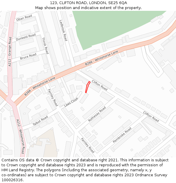 123, CLIFTON ROAD, LONDON, SE25 6QA - £302,000