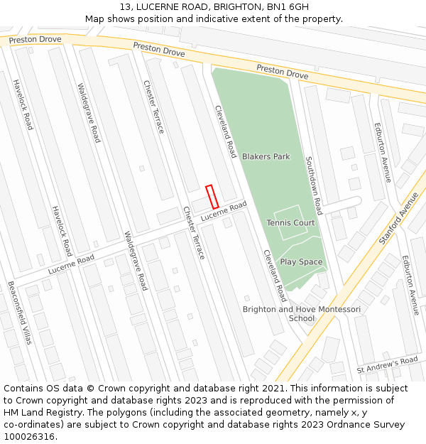 13, LUCERNE ROAD, BRIGHTON, BN1 6GH - £725,000