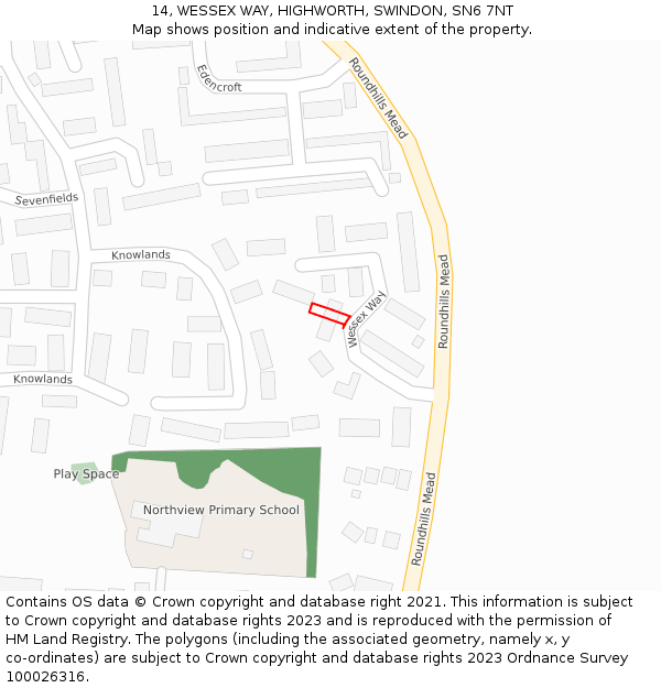 14, WESSEX WAY, HIGHWORTH, SWINDON, SN6 7NT - £290,000