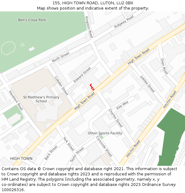 155, HIGH TOWN ROAD, LUTON, LU2 0BX - £135,000