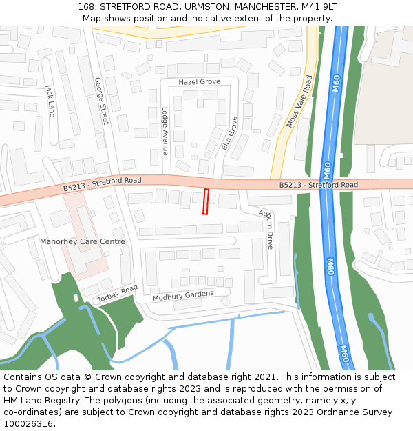 168, STRETFORD ROAD, URMSTON, MANCHESTER, M41 9LT - £183,000