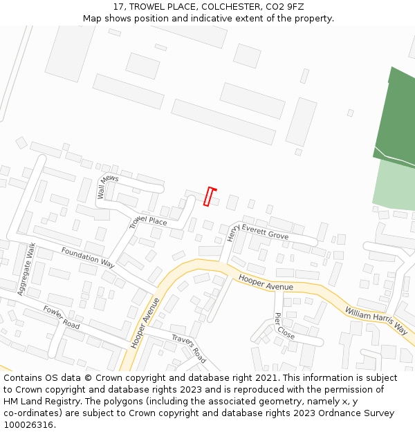 17, TROWEL PLACE, COLCHESTER, CO2 9FZ - £325,000