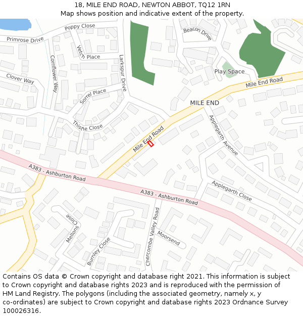 18, MILE END ROAD, NEWTON ABBOT, TQ12 1RN - £89,000