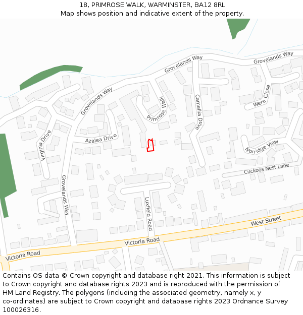 18, PRIMROSE WALK, WARMINSTER, BA12 8RL - £67,000