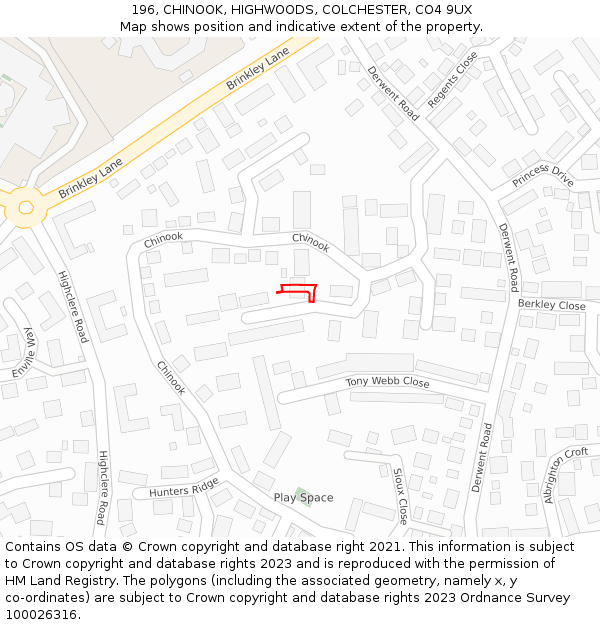 196, CHINOOK, HIGHWOODS, COLCHESTER, CO4 9UX - £267,500