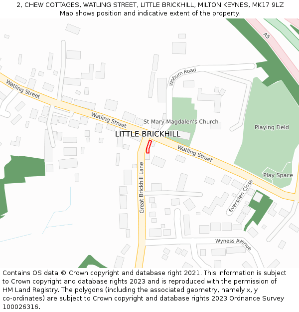 2, CHEW COTTAGES, WATLING STREET, LITTLE BRICKHILL, MILTON KEYNES, MK17 ...
