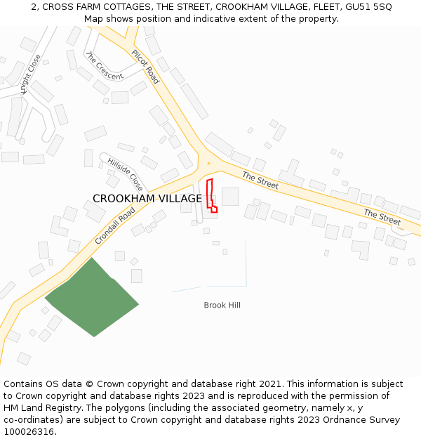 2, CROSS FARM COTTAGES, THE STREET, CROOKHAM VILLAGE, FLEET, GU51 5SQ ...