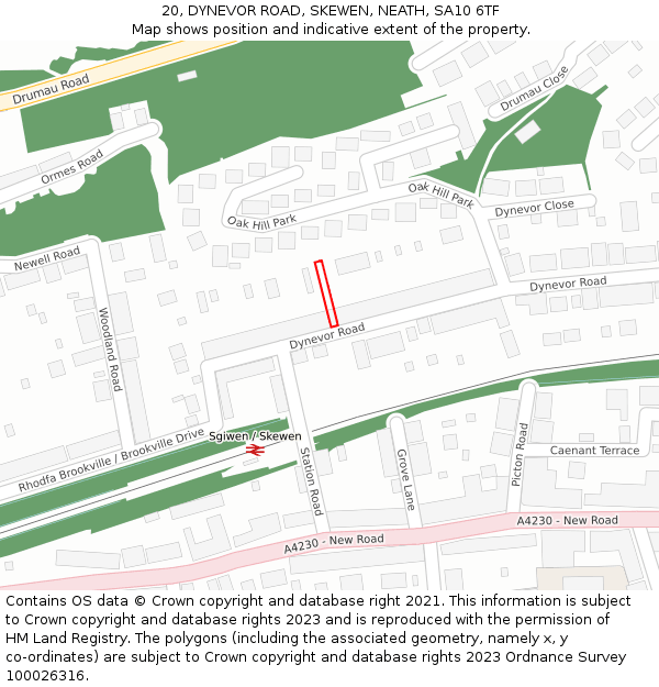 20, DYNEVOR ROAD, SKEWEN, NEATH, SA10 6TF - £135,000