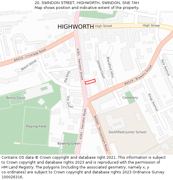 20, SWINDON STREET, HIGHWORTH, SWINDON, SN6 7AH - £220,000