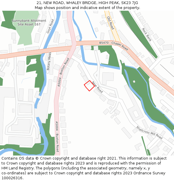 21, NEW ROAD, WHALEY BRIDGE, HIGH PEAK, SK23 7JG - £278,000